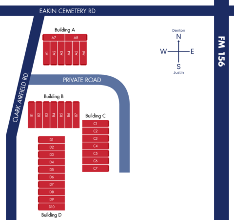 Facility Map - Airfield RV & Boat Storage